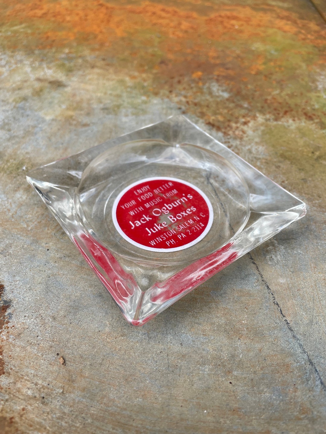 Ultra Cool 1950s Vintage Jukebox Advertising Ashtray - Etsy