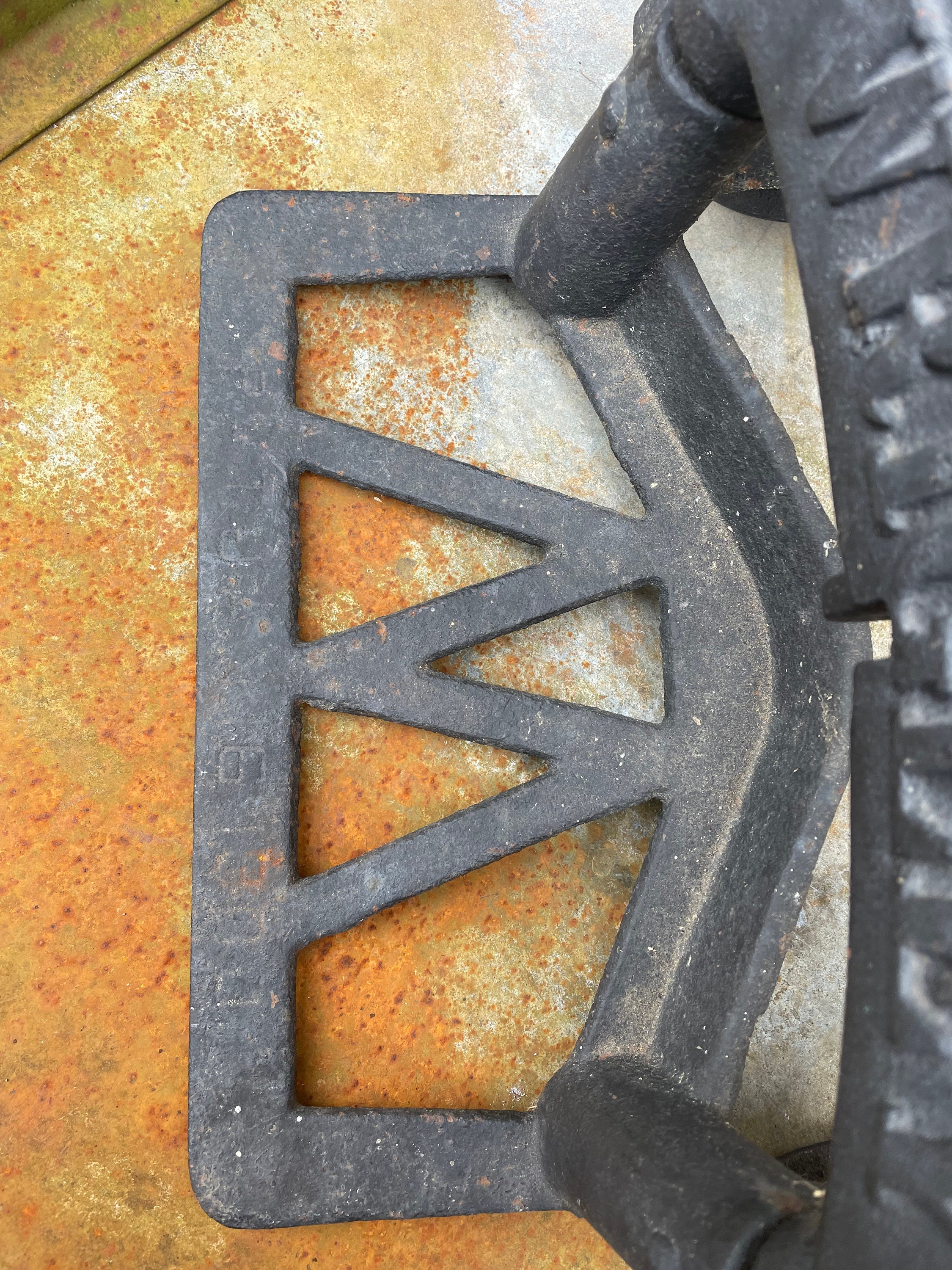 Original Wrigley Field Beer Keg Dolly, Cast Iron Hand Cart, Pat. 1900 ...