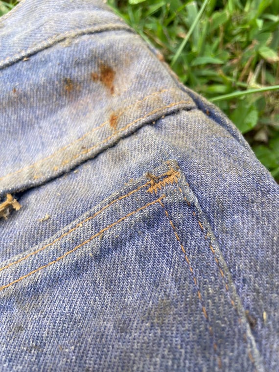 genuine Barn find 1980s denim Daisy Duke cutoffs Jean… - Gem