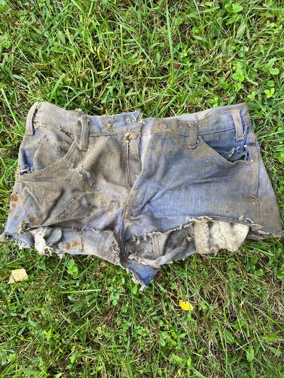 genuine Barn find 1980s denim Daisy Duke cutoffs Jean… - Gem