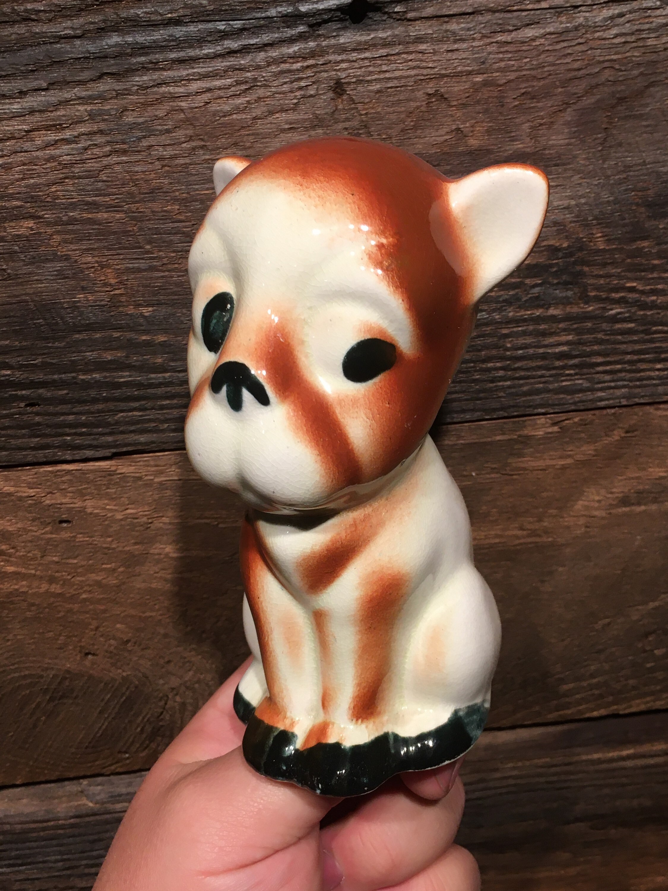 Puppy Dog Ceramic Figurines Made in Japan 1950s | Etsy