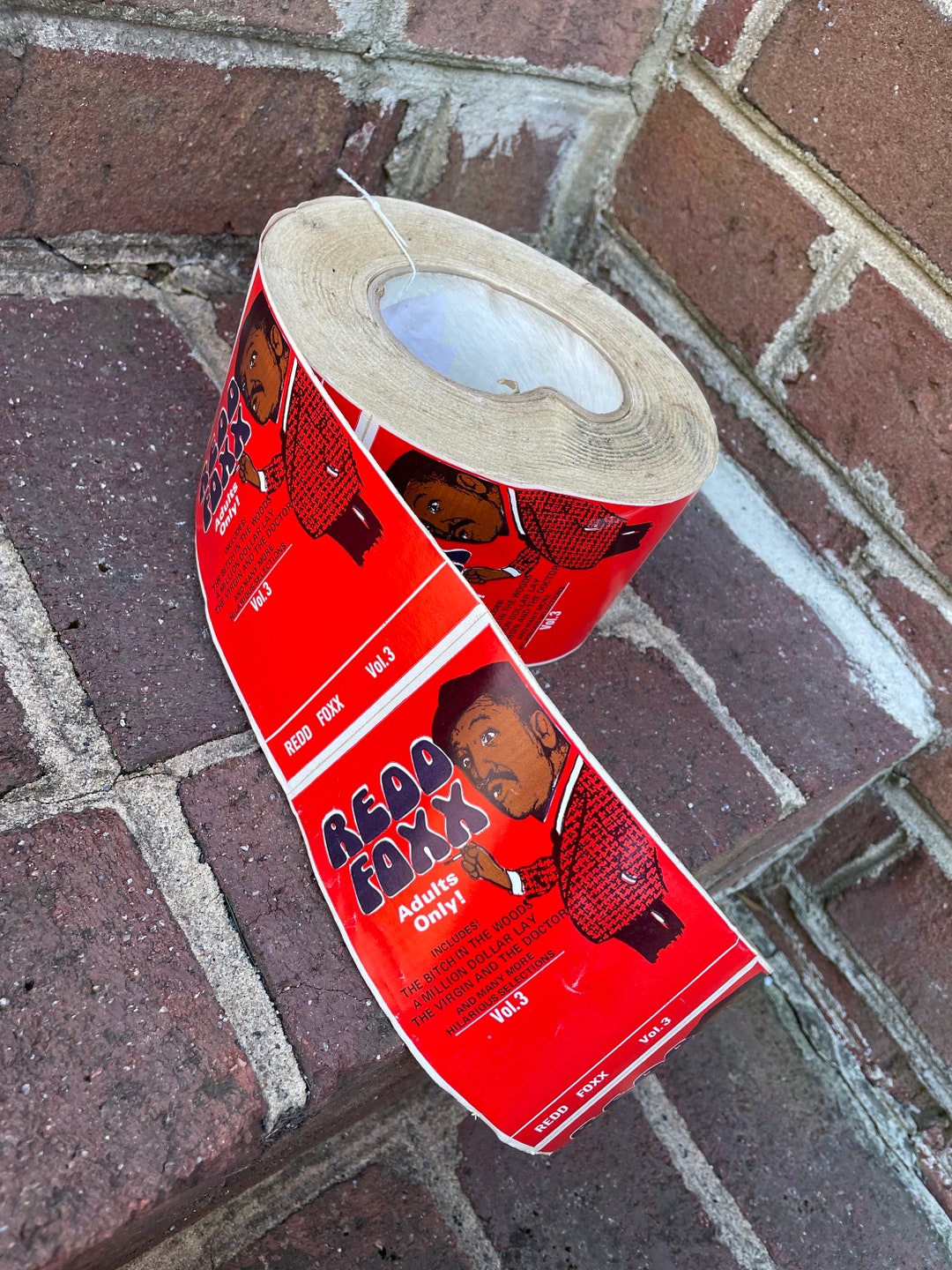 Redd Foxx Amazing Original Vintage Factory Role of Album Labels for 8 ...