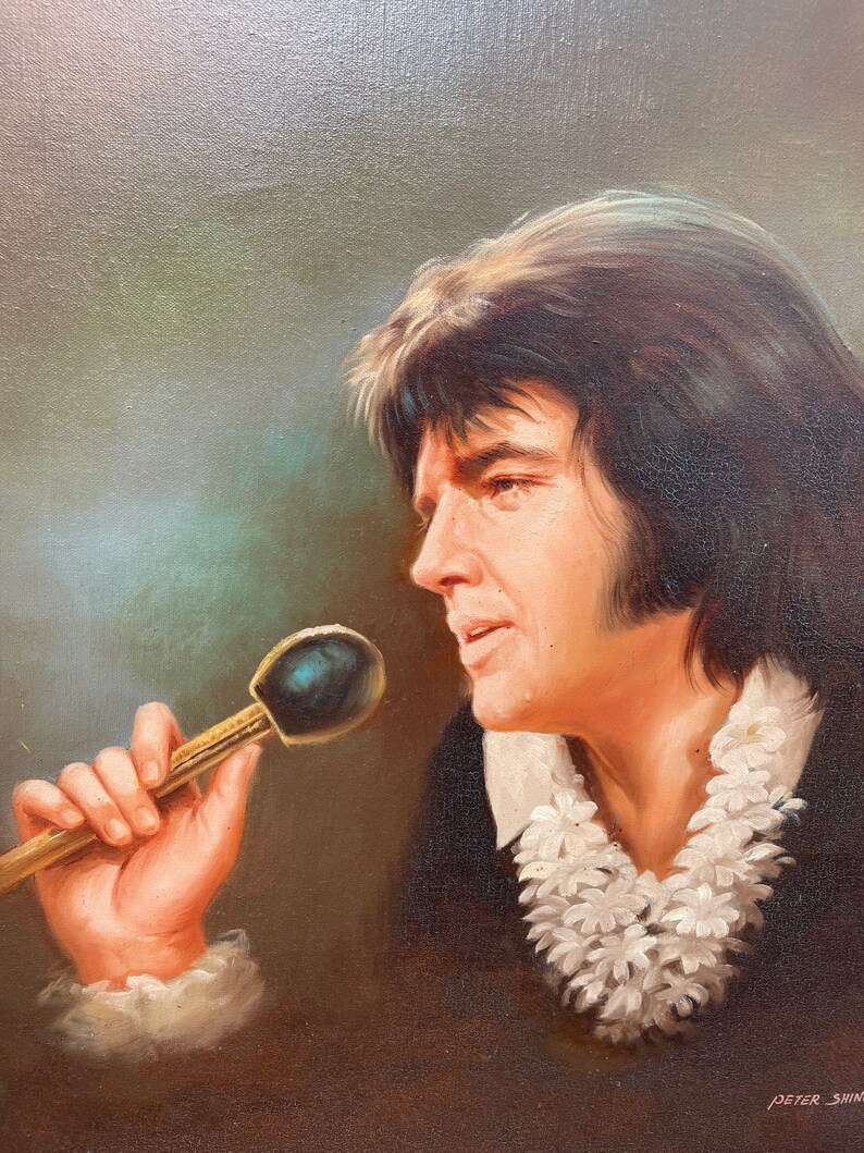 Elvis Presley Painting by Peter Shinn 1951-2016 Giclee - Etsy