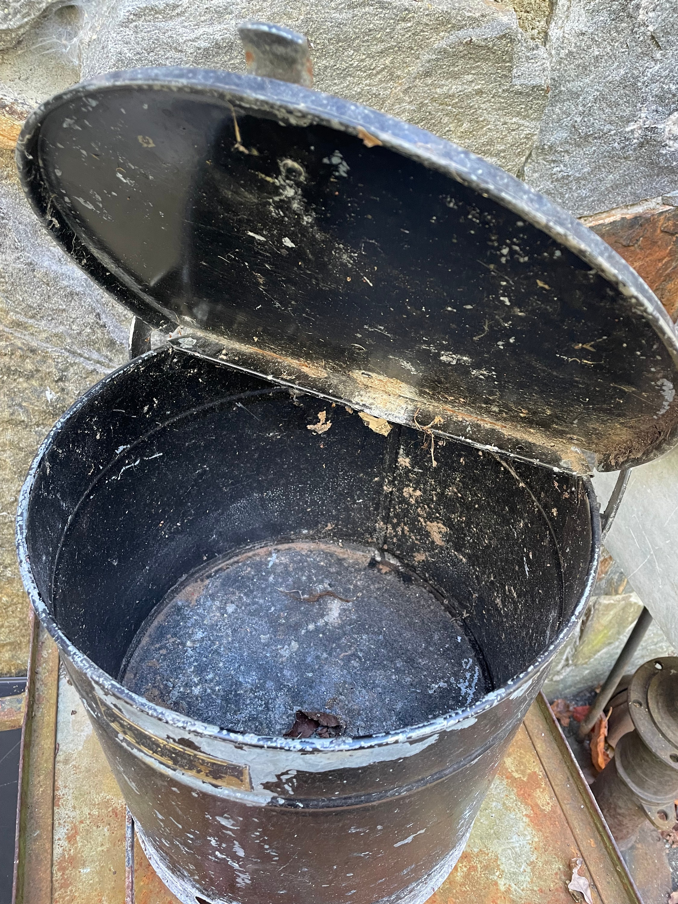 Exceptional Antique Workshop Rag Can, Combustible Trash Safety Can - Etsy