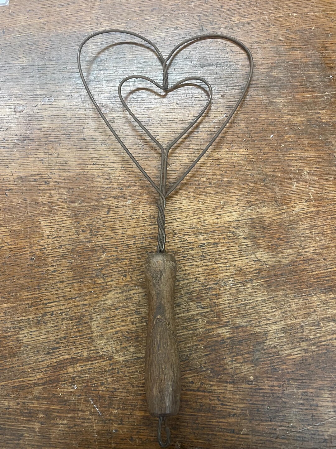 Antique Heart Shaped Rug Beater, 1900s Farm House Decor, Vintage ...