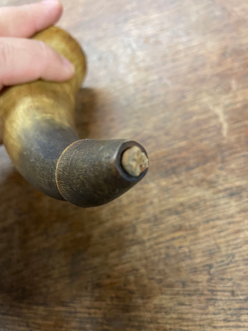 Antique Musket Black Powder Horn, Small Original Carved - Etsy
