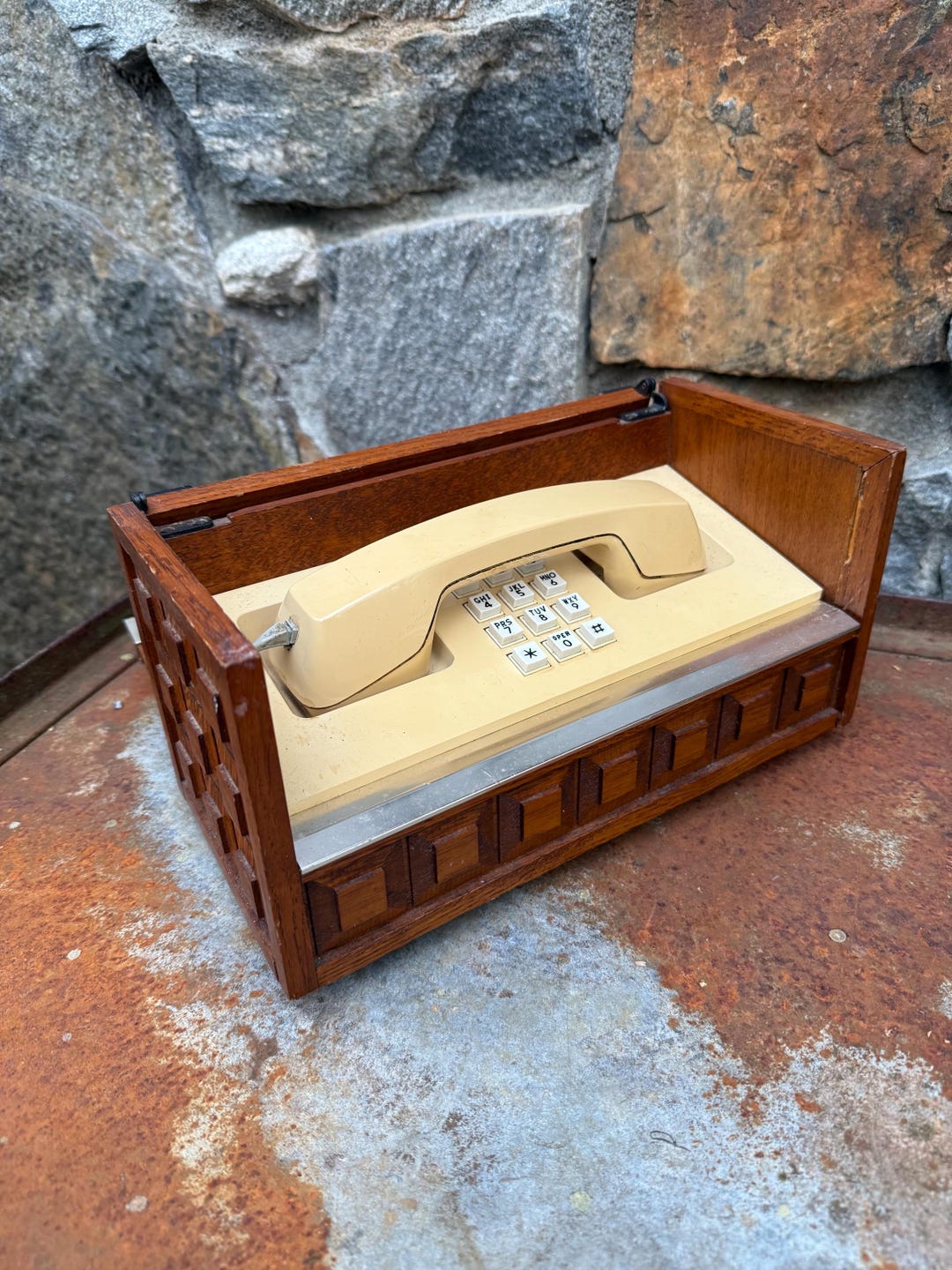 Western Electric Executive Stowaway Touch Tone Desk Telephone Phone ...
