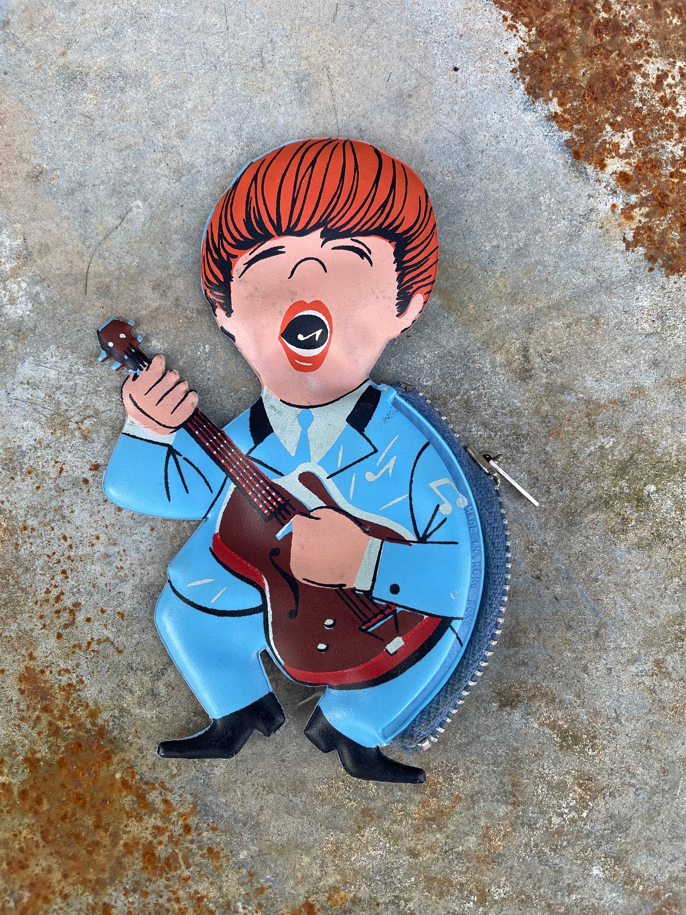 Original 1964 the Beatles Paul Mccartney Vintage Vinyl Change Purse ...