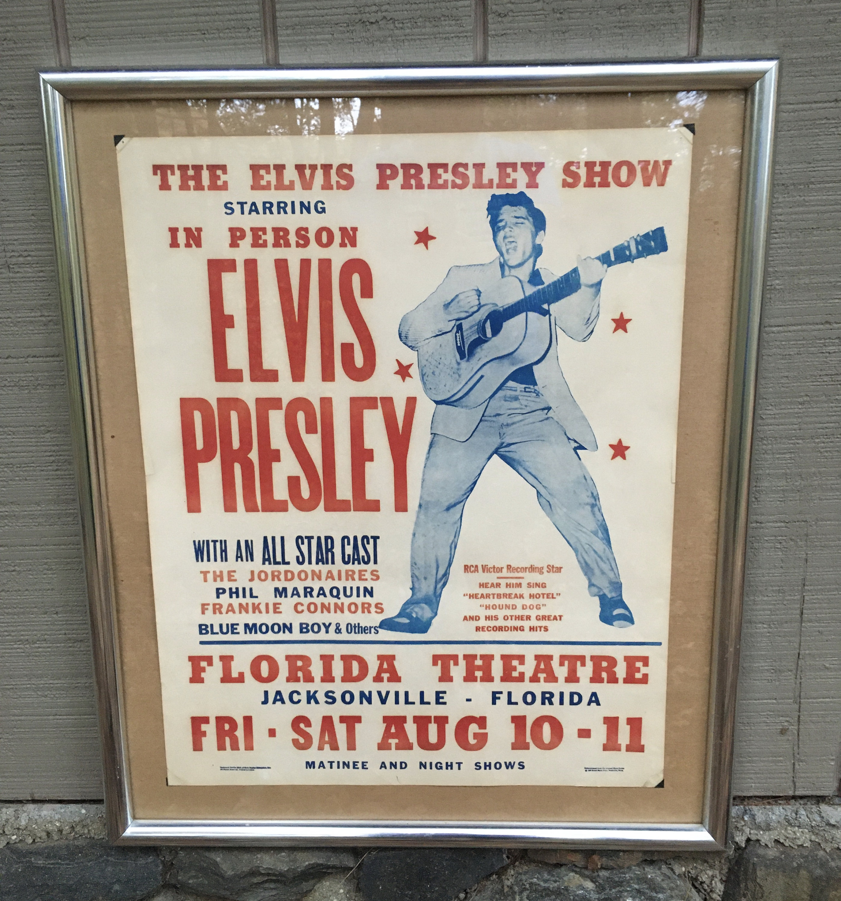 The Iconic Elvis Presley Florida Theatre Concert Poster Jacksonville ...