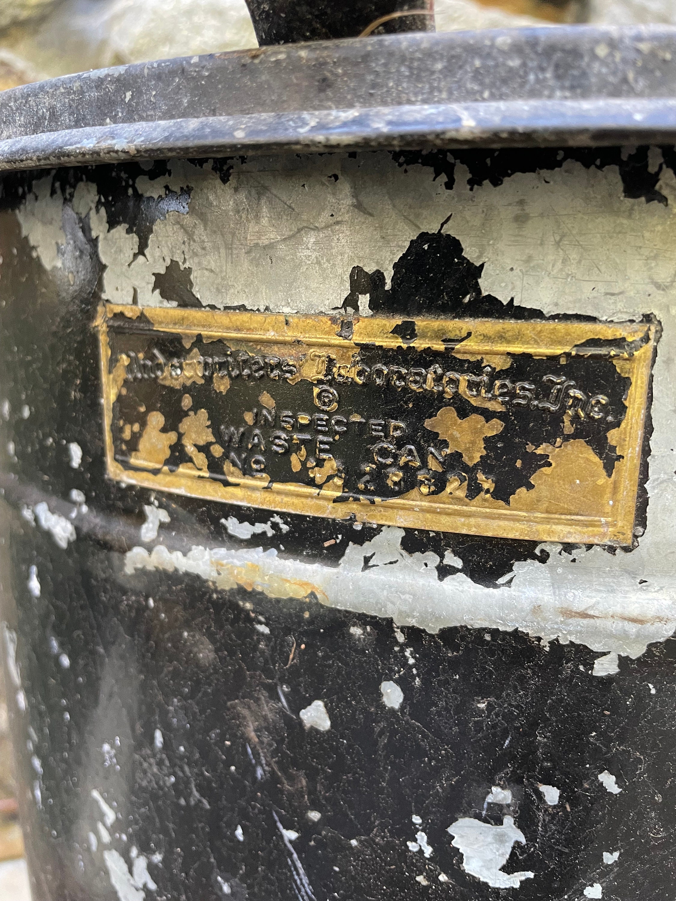 Exceptional Antique Workshop Rag Can, Combustible Trash Safety Can - Etsy