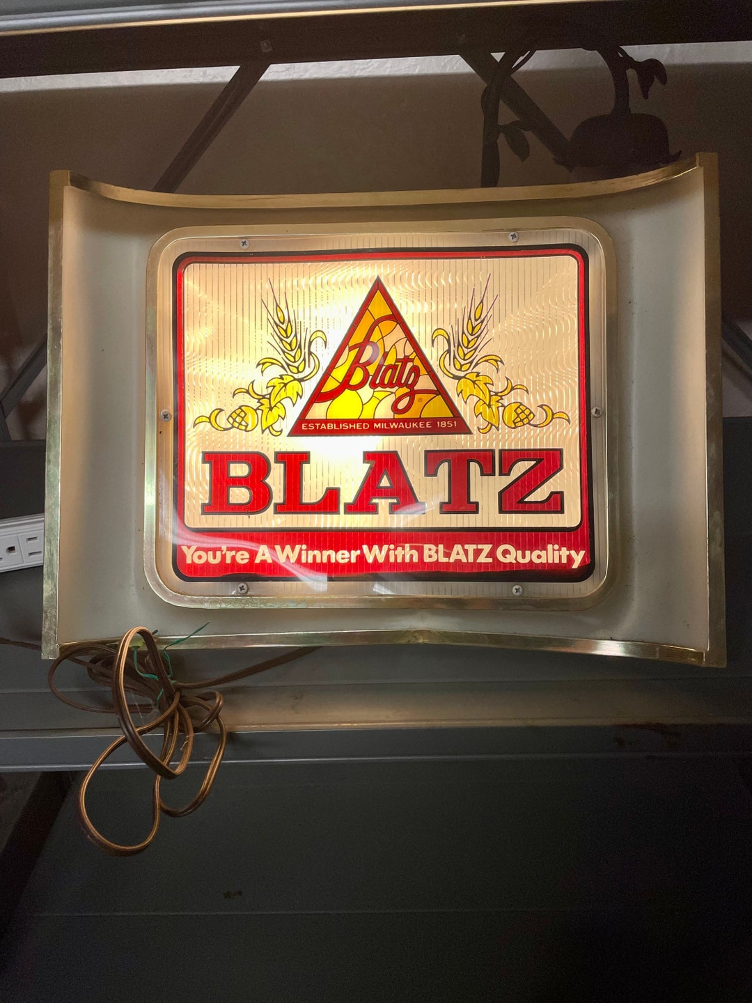Working Blatz Beer lighted sign - Etsy Österreich