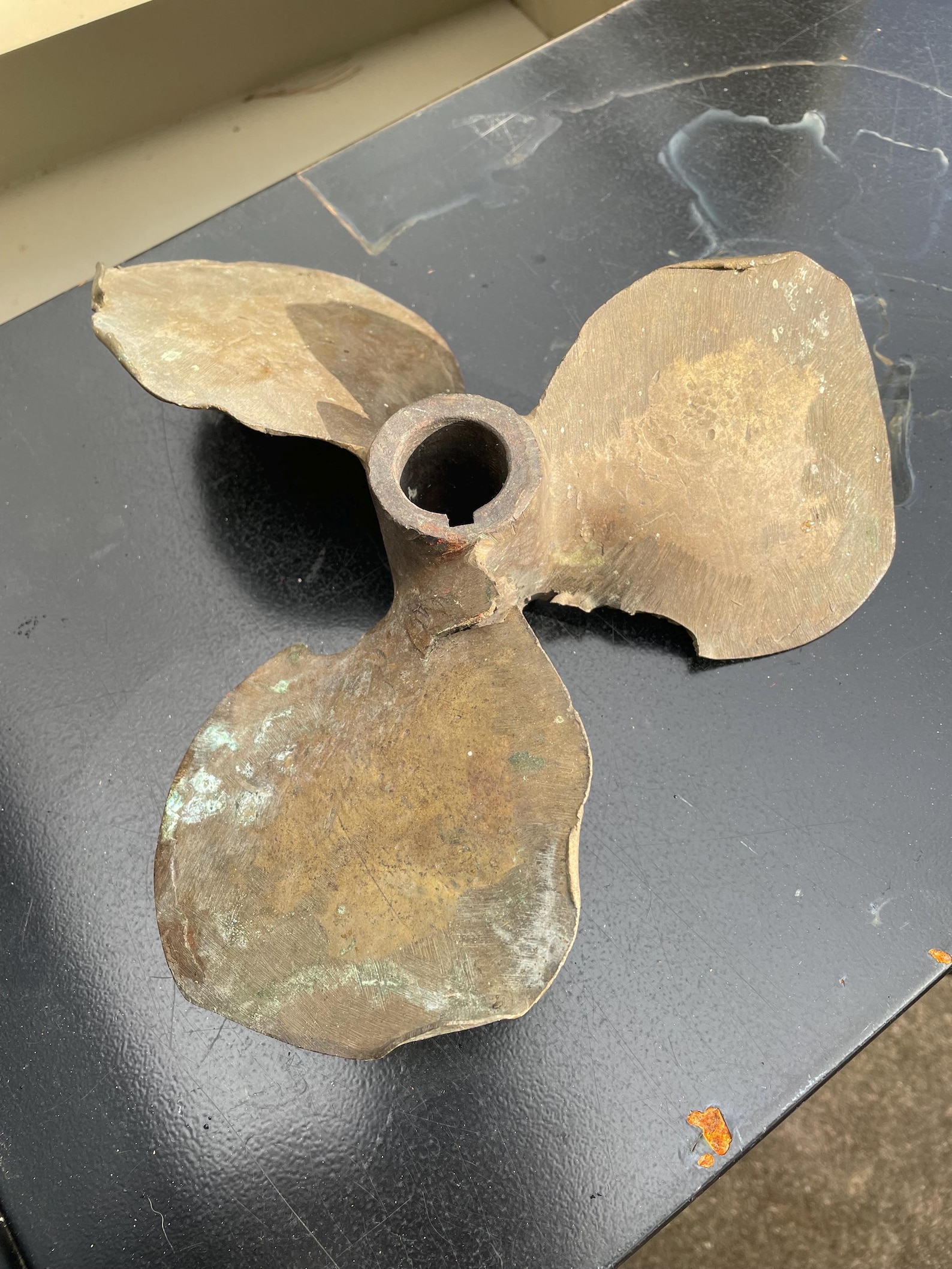 Antique 1950s Solid Brass Boat Propeller - Etsy