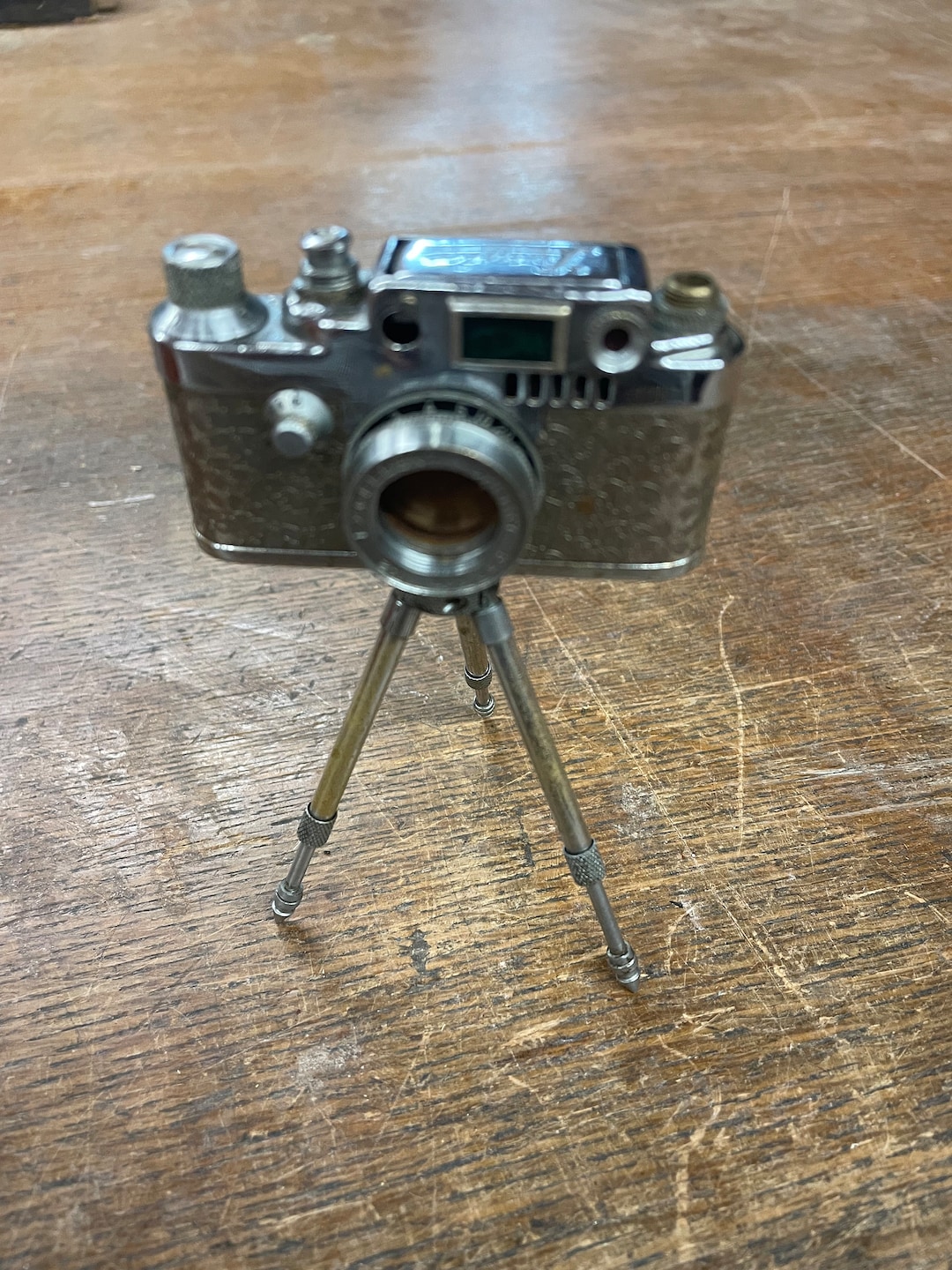 Vintage Camera Tripod Cigarette Lighter Lumix Made In Occupied Japan