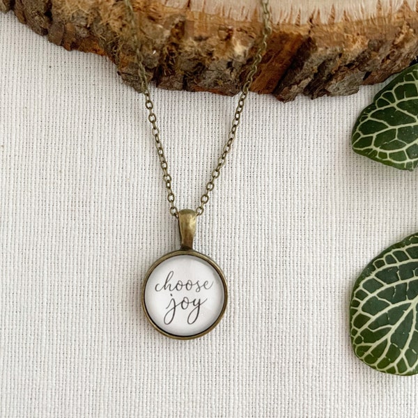 Choose Joy Necklace - Etsy