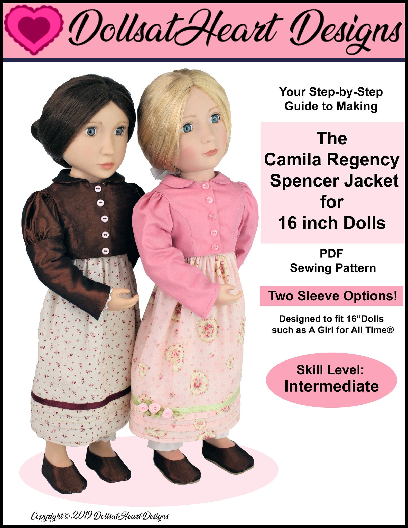 Camila's Regency Spencer Jacket PDF Sewing Pattern to Make | Etsy