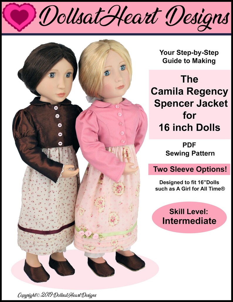 Camila's Regency Spencer Jacket PDF Sewing Pattern to Make - Etsy