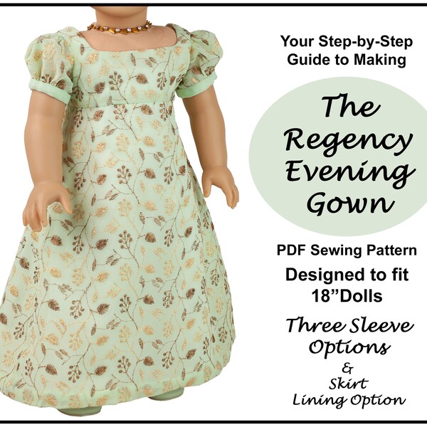 Regency Dress Pattern - Etsy