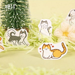 Cat Stickers Journal Stickers Planner Stickers Scrapbook - Etsy