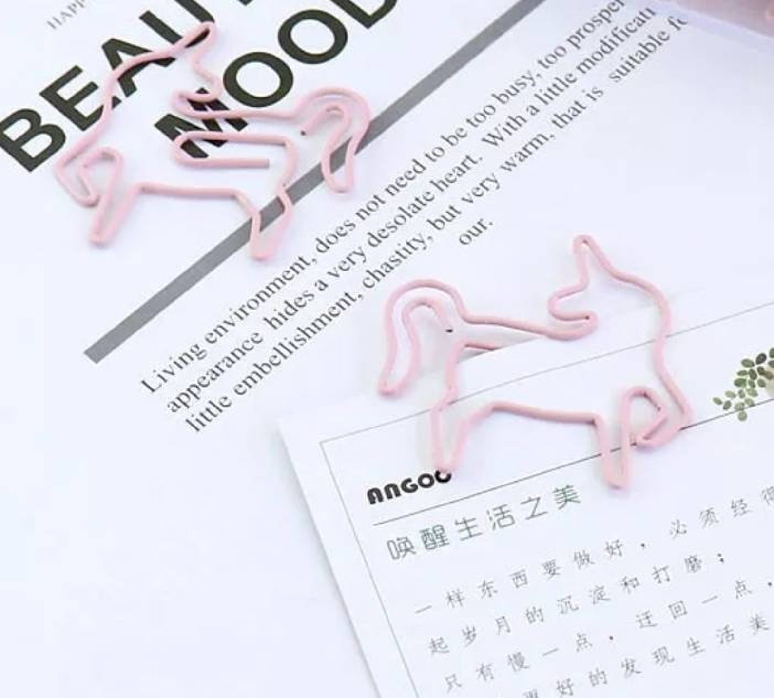 Unicorn Paper Clip 5 Clips Planner Accessory Horse Paper - Etsy