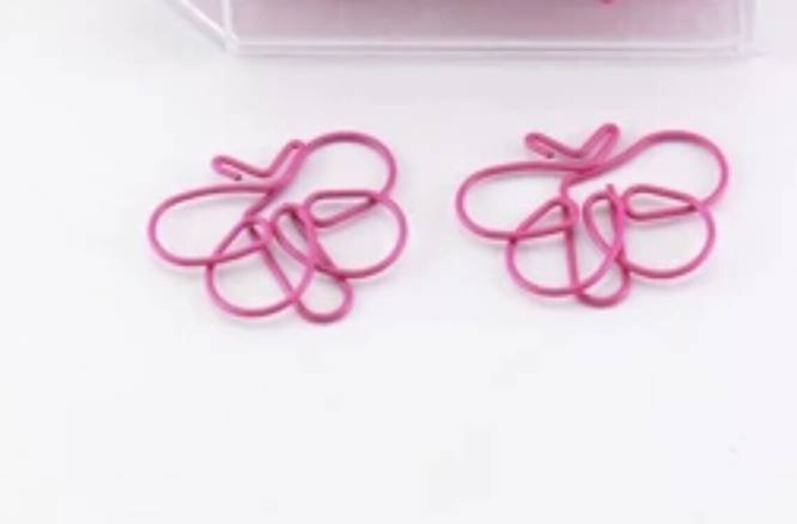 Butterfly Paper Clip 5 Clips Planner Accessory Animal | Etsy