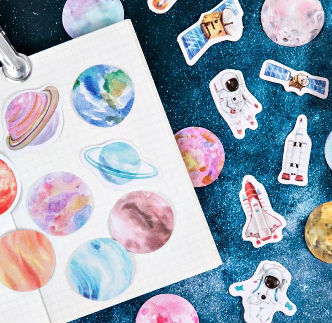 Space Stickers • Astronauts Stickers • Planner Stickers • Scrapbook ...