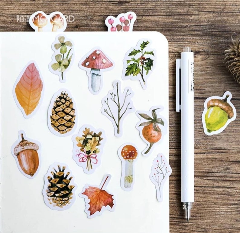 Autumn Stickers Journal Stickers Planner Stickers Winter - Etsy