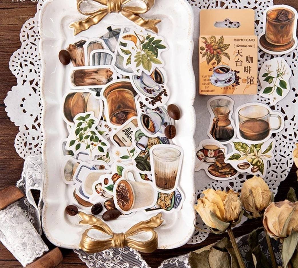 Coffee Stickers Java Journal Stickers Planner Stickers - Etsy UK