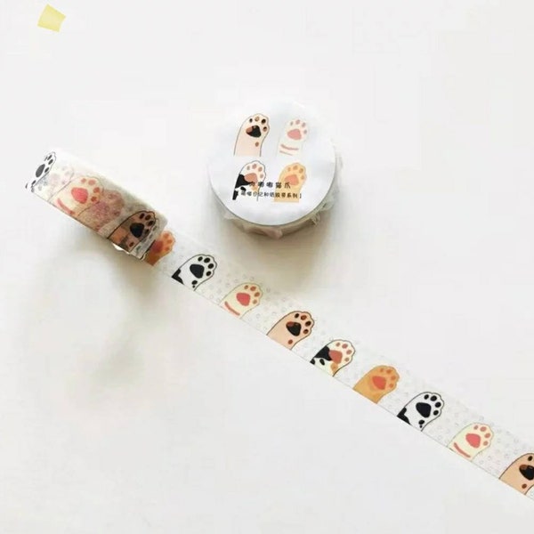 Cat Paw Print Tape - Etsy