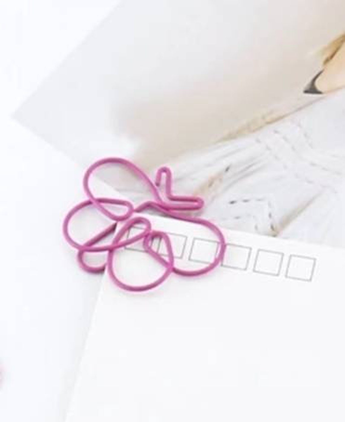 Butterfly Paper Clip 5 Clips Planner Accessory Animal | Etsy