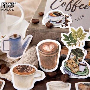 Coffee Stickers Java Journal Stickers Planner Stickers Scrapbook ...