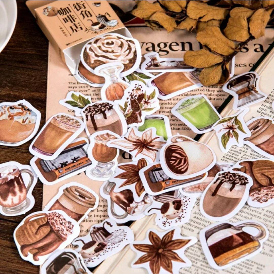 Coffee Stickers • Java Journal Stickers • Planner Stickers • Scrapbook ...