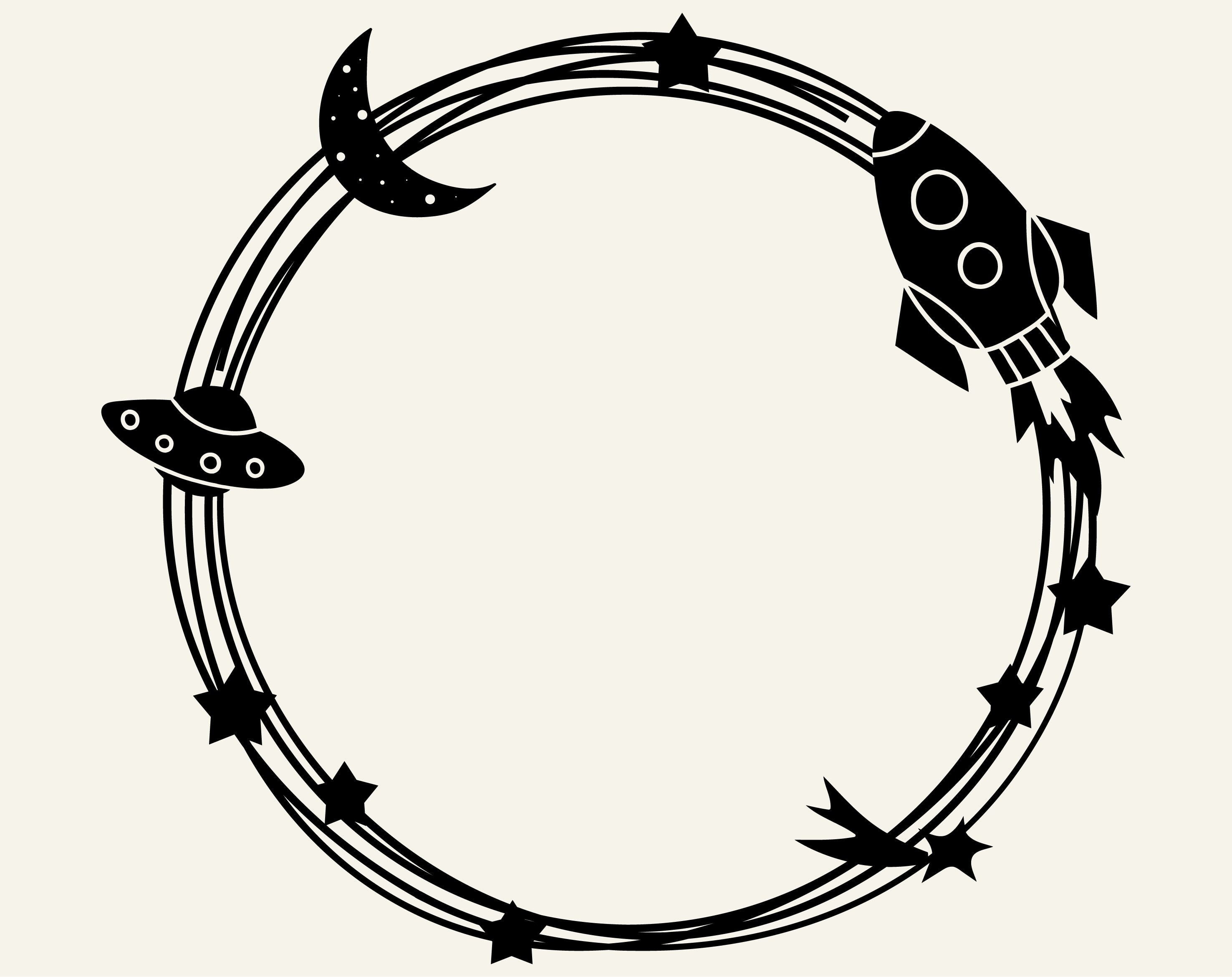 Space svg Galaxy svg Space silhouette file Galaxy svg Galaxy | Etsy