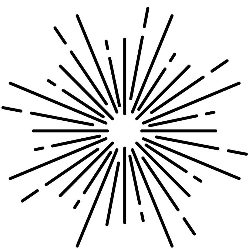 Sunburst svg sun burst svg Sunburst shapes svg Bursting rays | Etsy