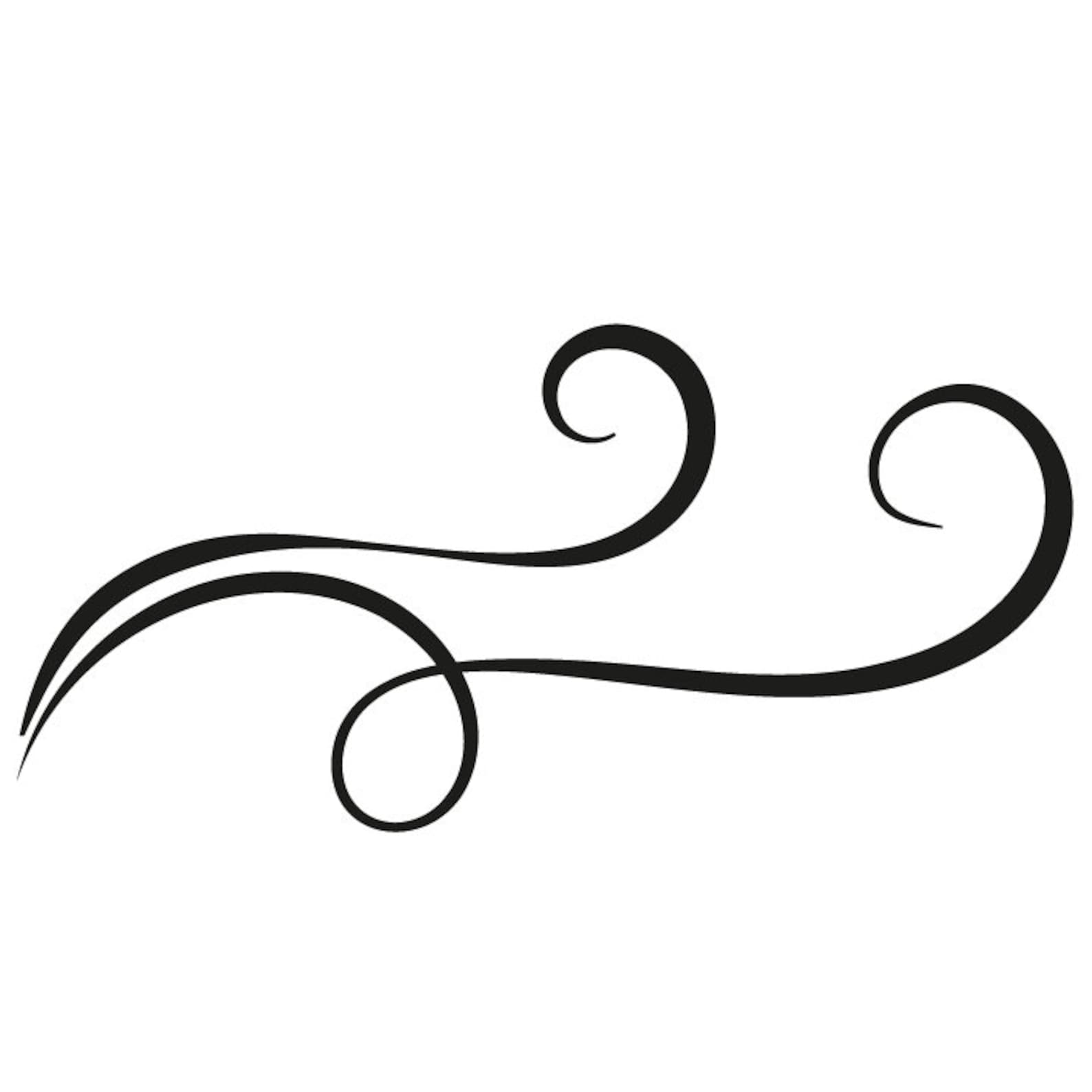 Swoosh svg Flourish svg Swirl svg Swoosh bundle svg Swish svg | Etsy