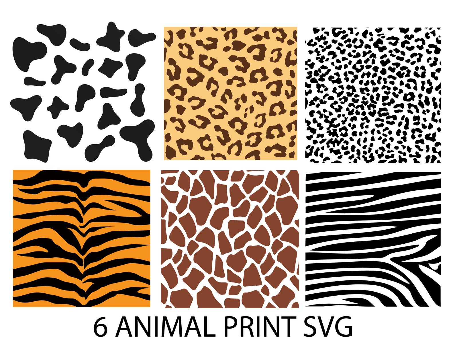 Animal print bundle Leopard svg Leopard Print pattern svg | Etsy
