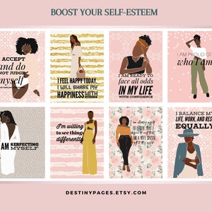 Digital Positive Affirmation Cards| Affirmation Deck| Self Esteem ...