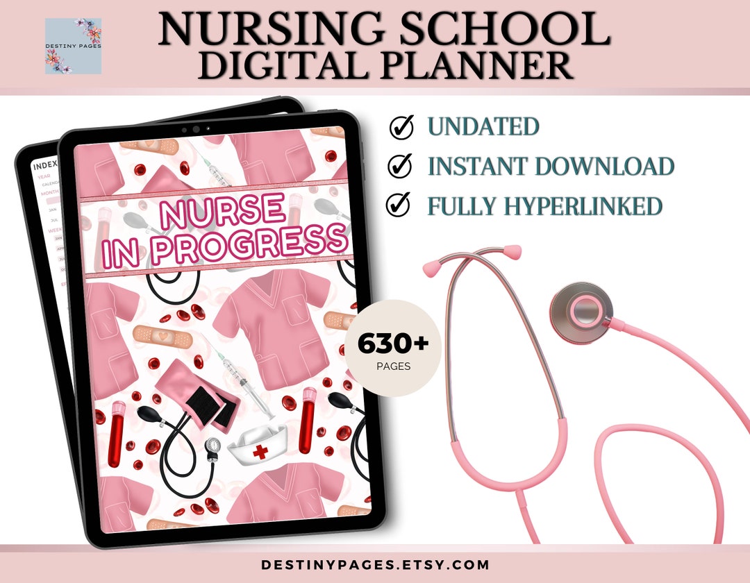 Nursing Student Digital Planner for Nursing Students Ultimate - Etsy