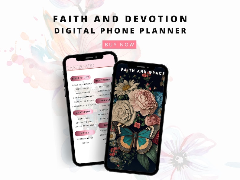Faith Digital Planner, Digital Bible Planner, Digital Prayer Planner ...