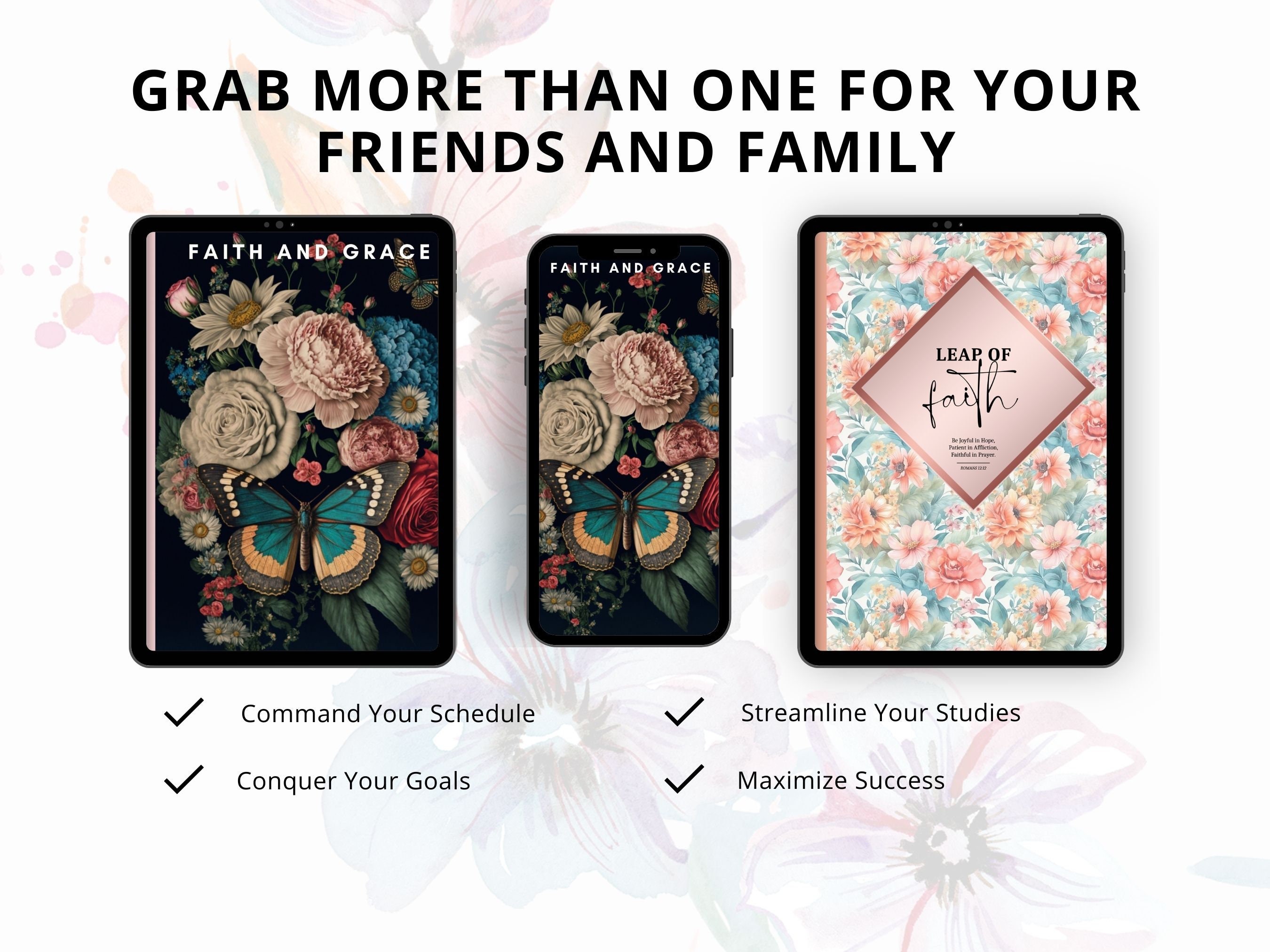 Faith Digital Planner, Digital Bible Planner, Digital Prayer Planner ...