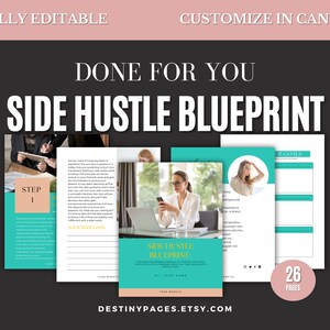 Side Hustle Blueprint | Done for You 26 Pages | Professional and ...
