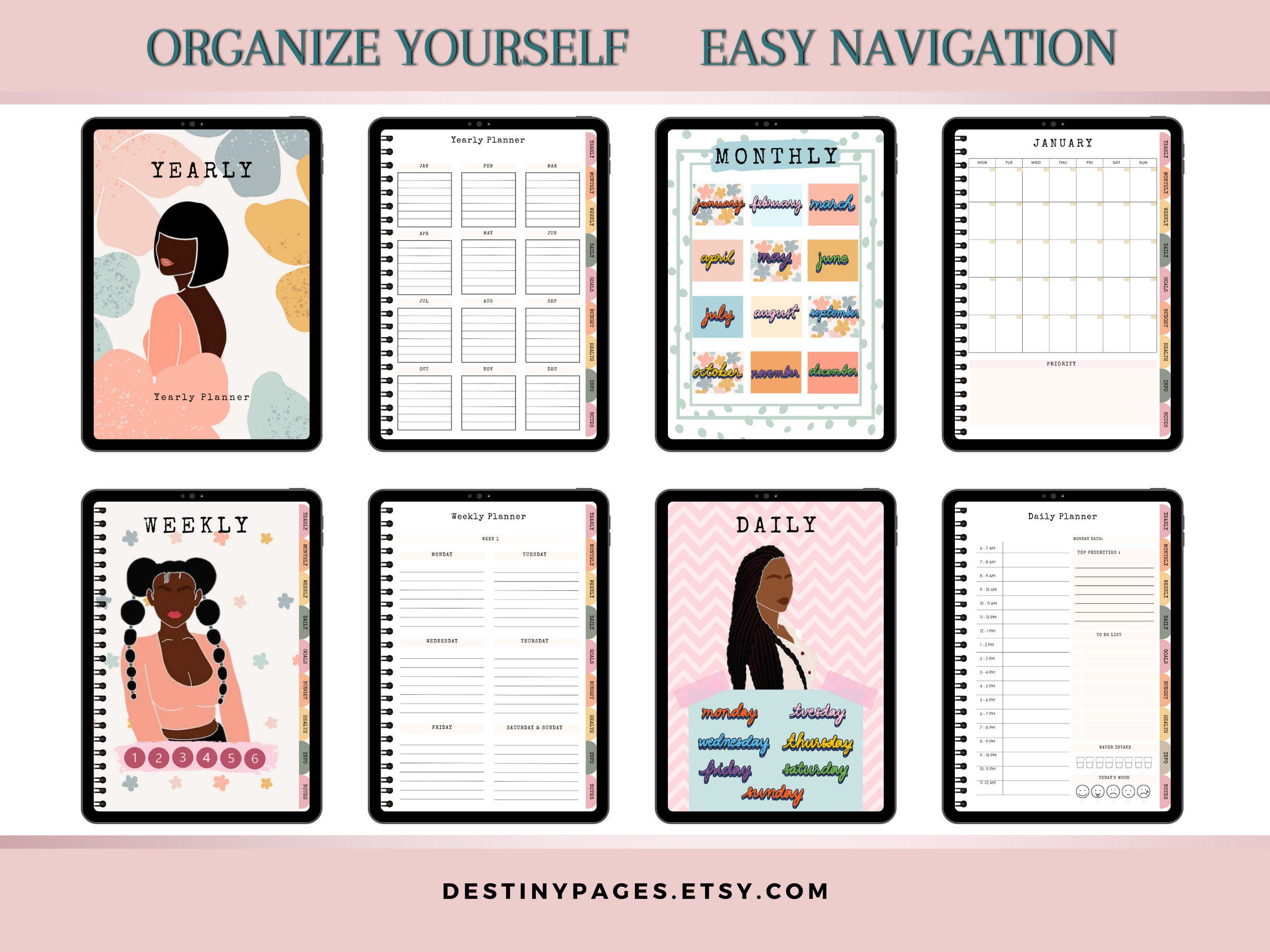 Ultimate Planner Black Girl Magic Digital Planner Black - Etsy