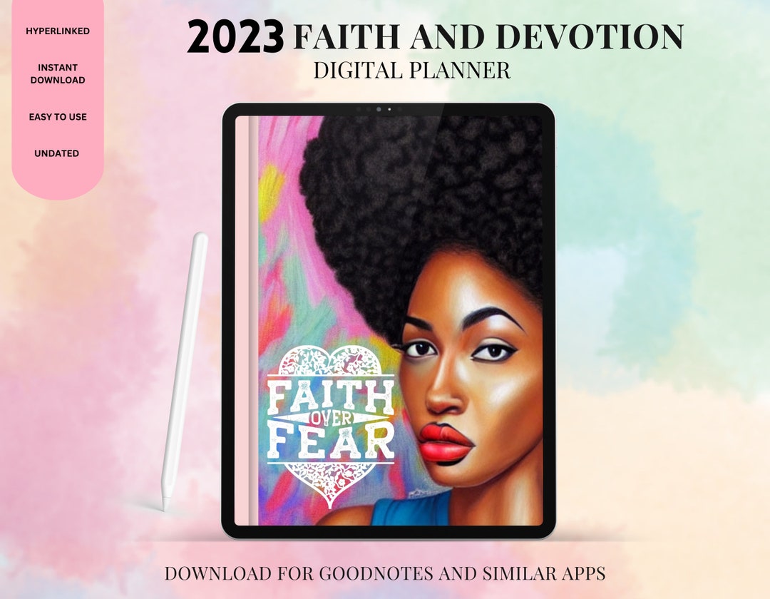 Black Girl Faith Digital Planner Digital Bible Planner - Etsy