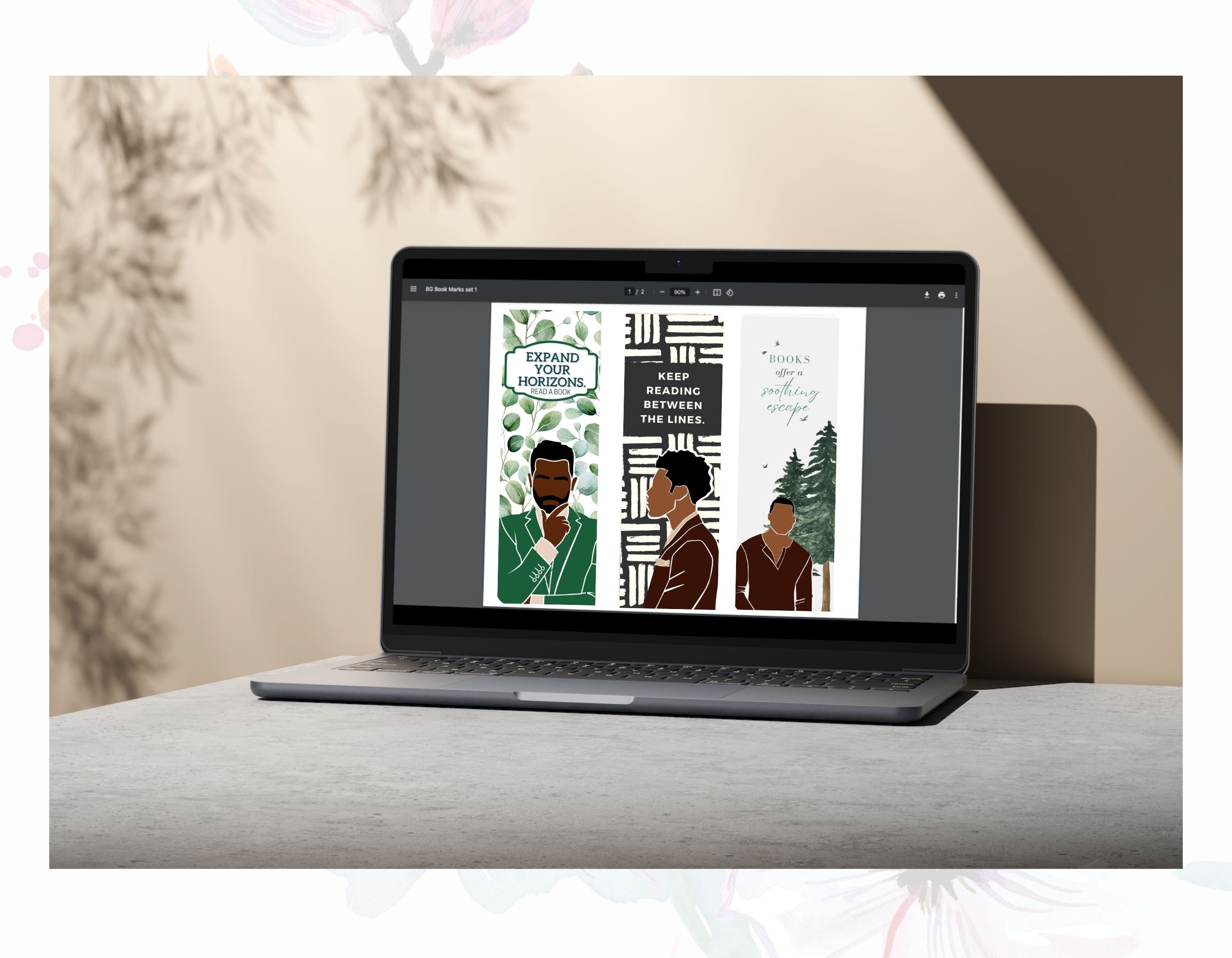 Printable Black Man Bookmarks, African American Gift for Reader ...