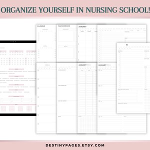 Nursing Student Digital Planner for Nursing Students Ultimate - Etsy