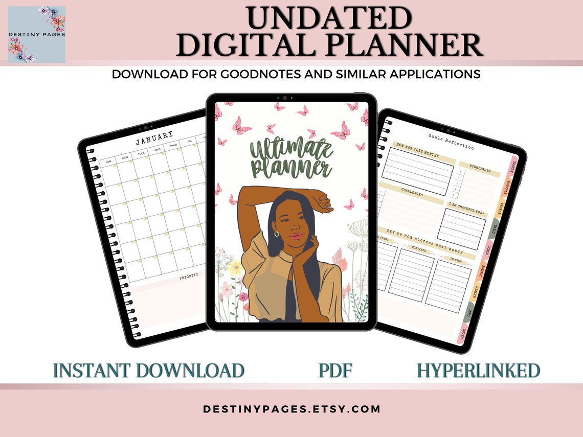 Ultimate Planner | Black Girl Magic Digital Planner | Black Girl ...