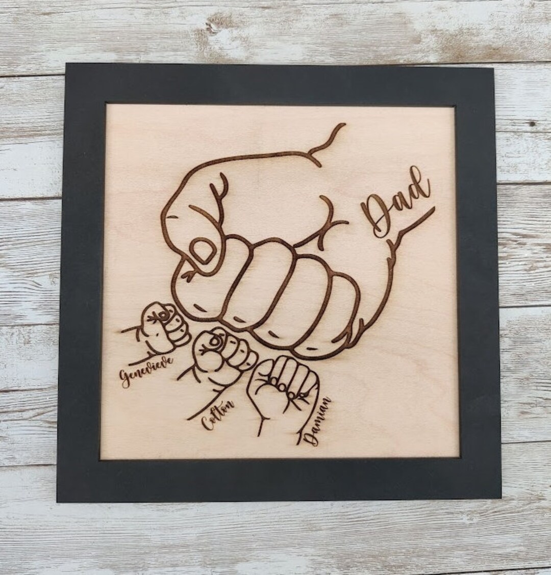 Fist Bump Sign Father's Day Gift - Etsy
