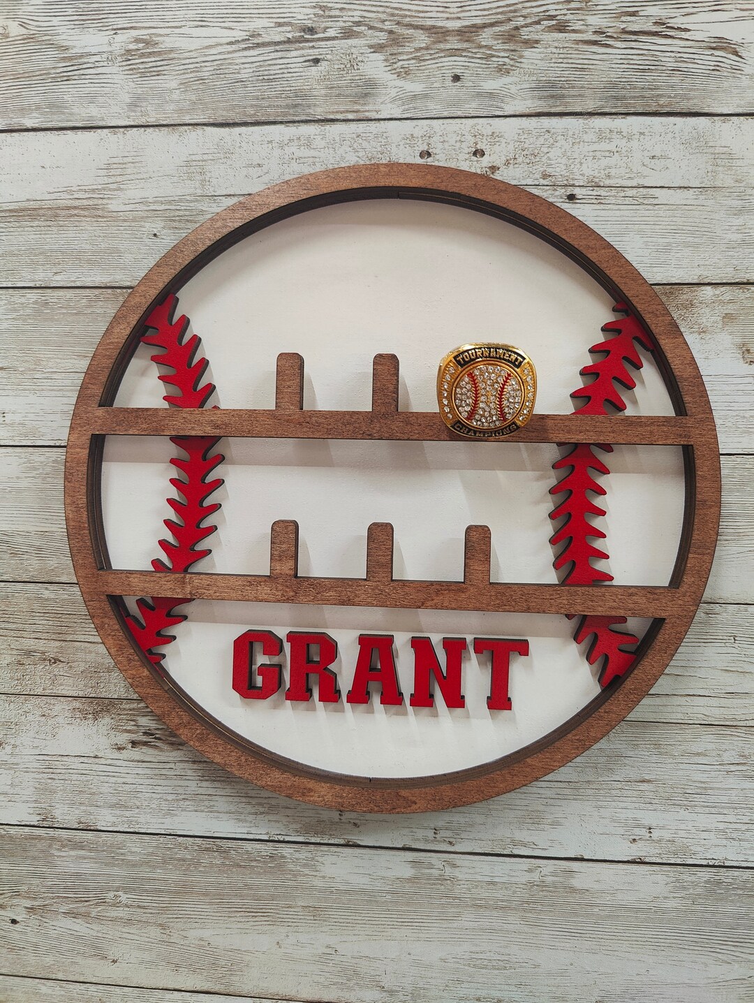 Baseball Ring Holder - Personalized - Etsy