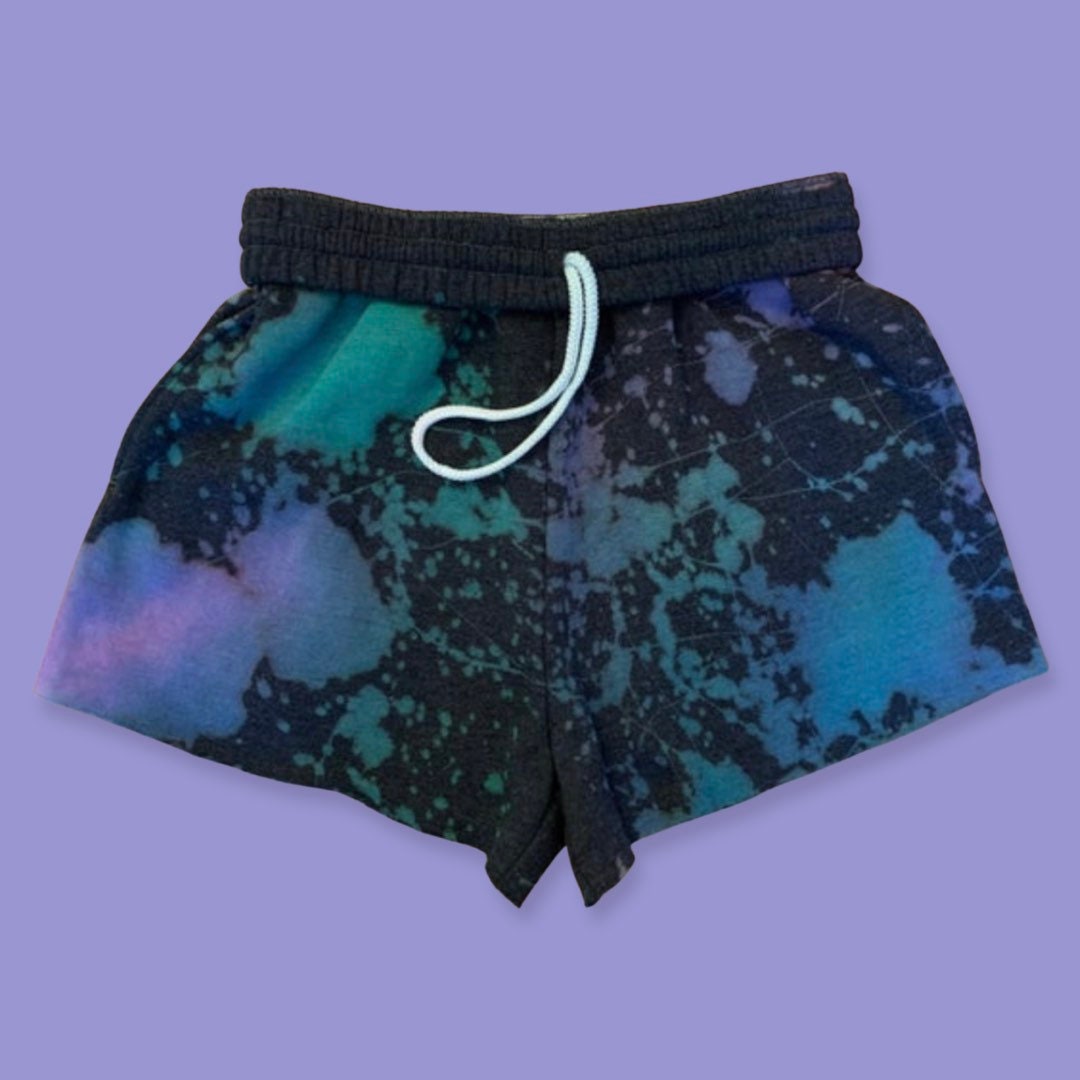 Rainbow Splatter Sweat Shorts - Etsy