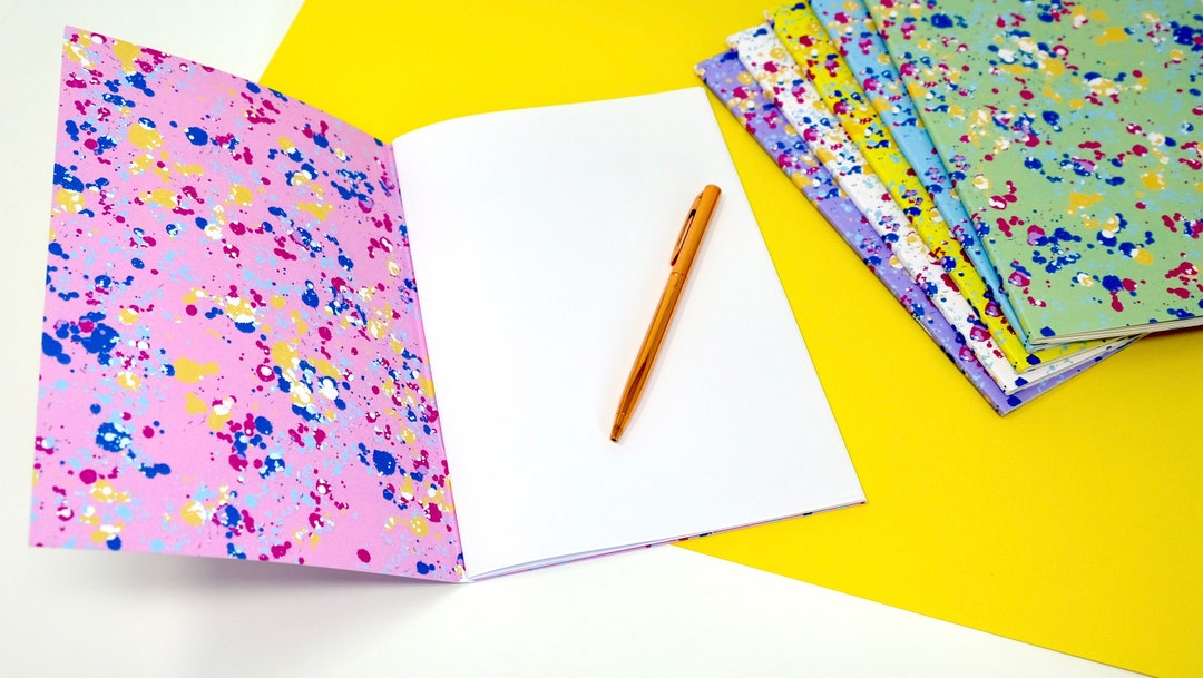 Creative Cute and Colourful Pastel Notebooks A5 Plain White - Etsy