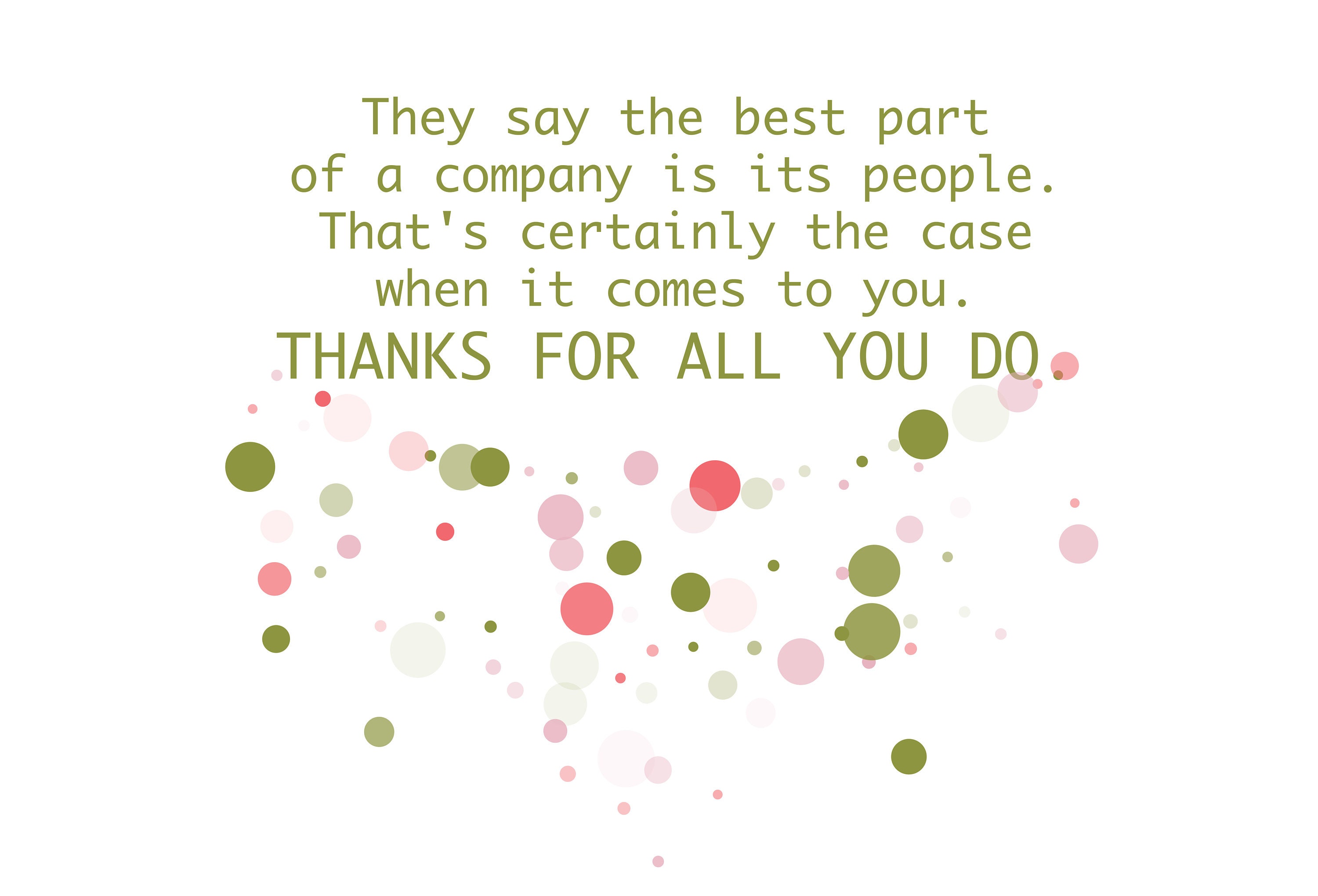 Printable Employee Appreciation Cards
